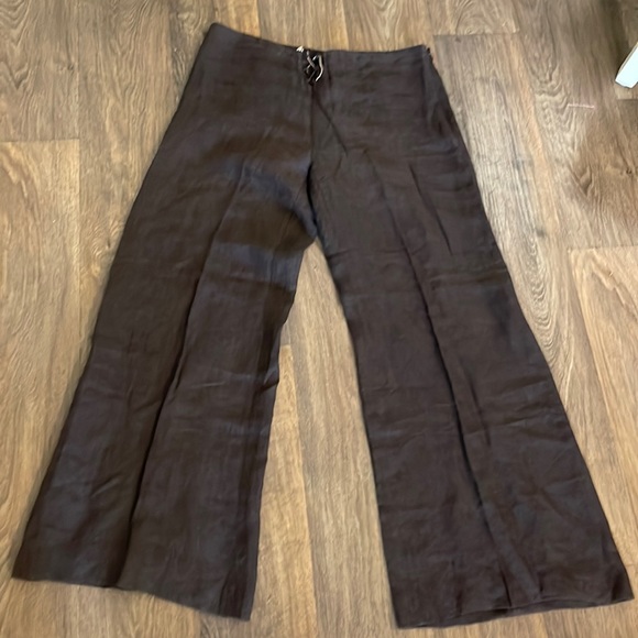 Cerruti 1881 | Pants & Jumpsuits | Cerruti 881 Linen Wide Leg Pant ...
